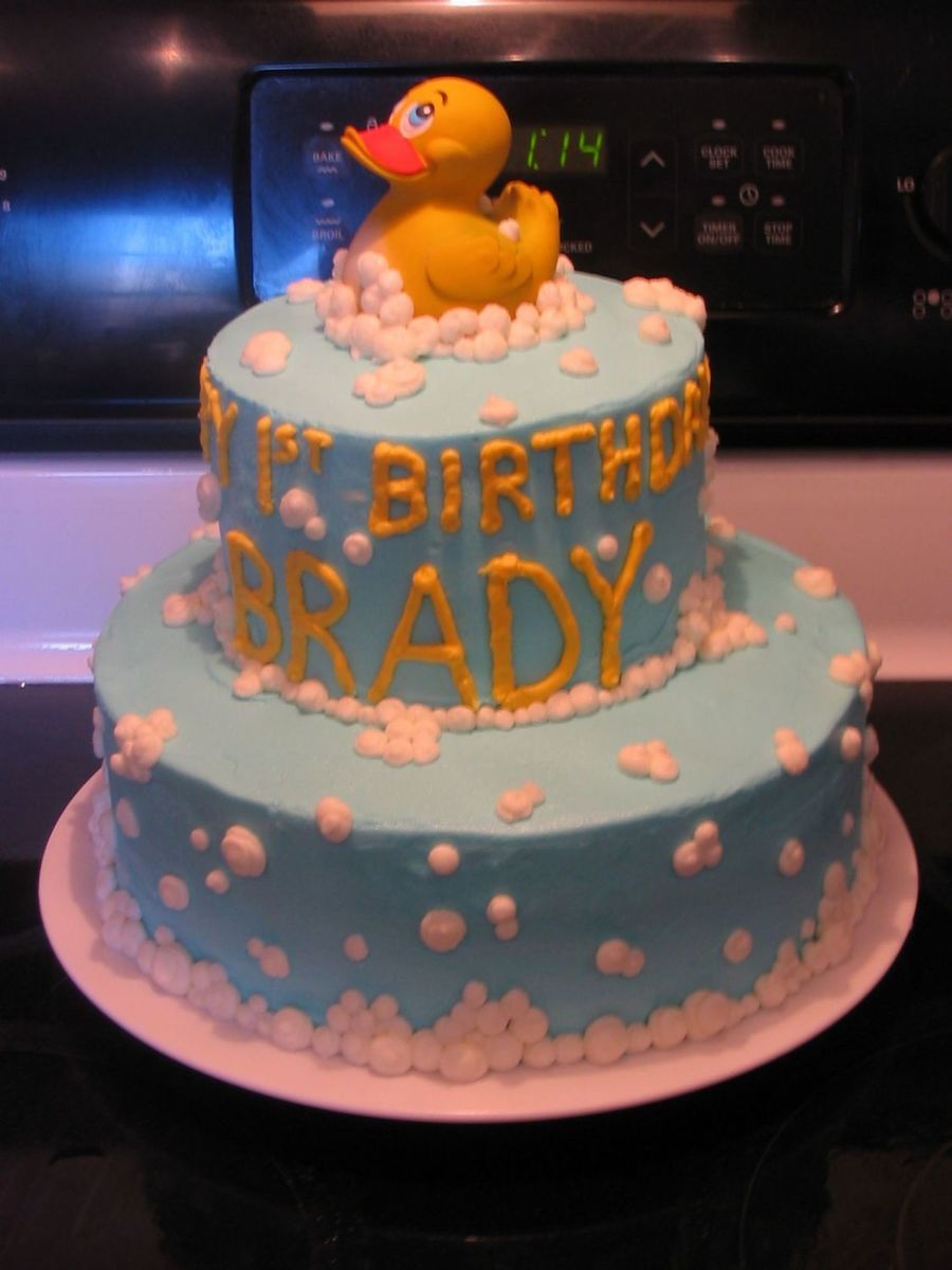 Rubber Duck Bubble Cake - CakeCentral.com