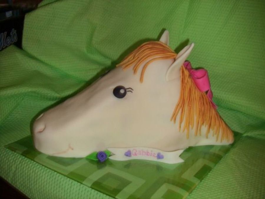 3D Horse Head - CakeCentral.com