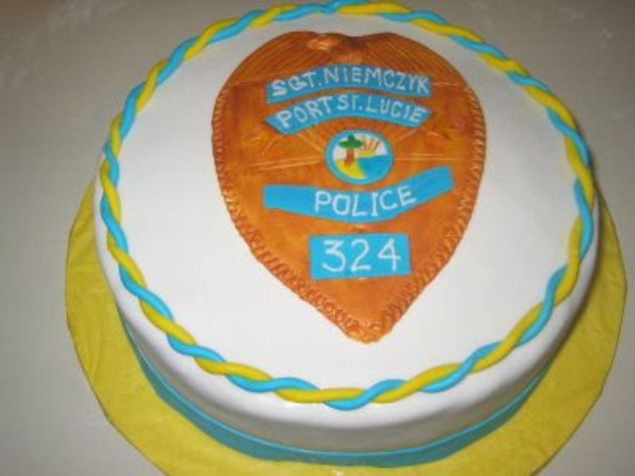 Police Badge - CakeCentral.com