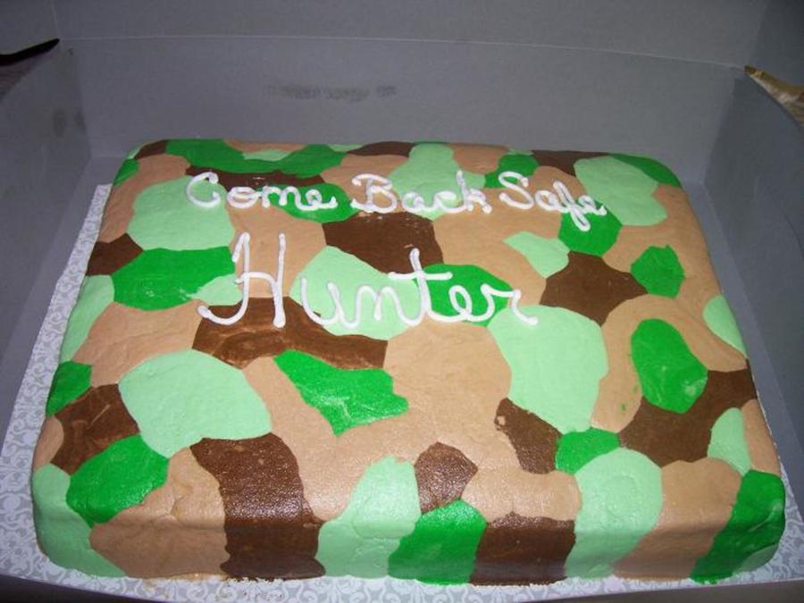 Camo Cake - CakeCentral.com