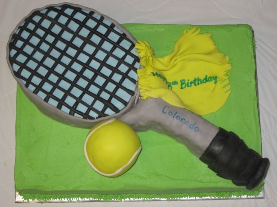 Tennis Cake - CakeCentral.com