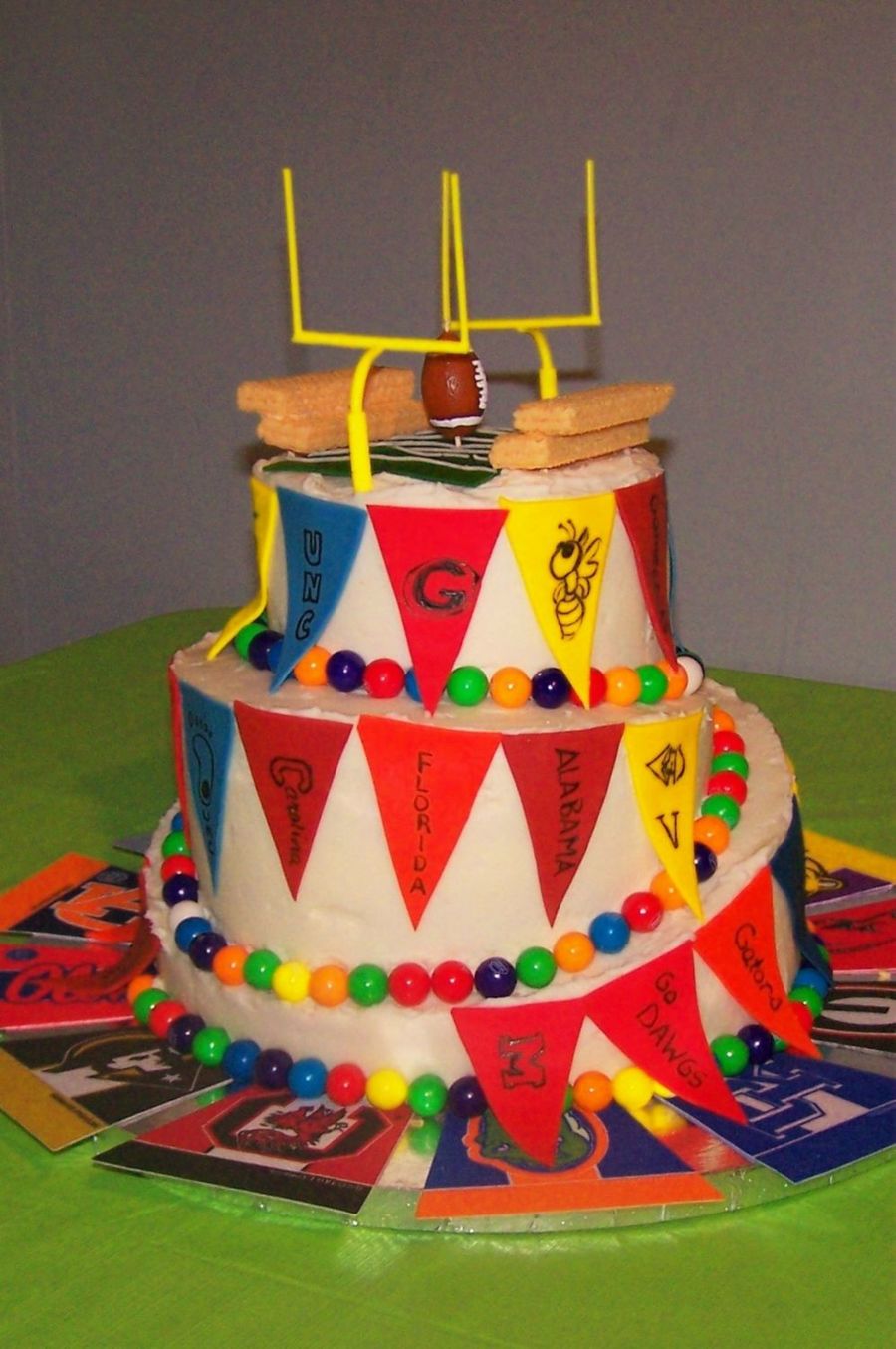 College Teams Birthday - CakeCentral.com