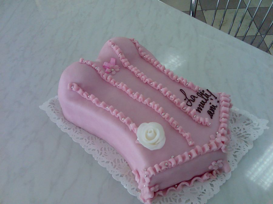 Bustier Cake - CakeCentral.com