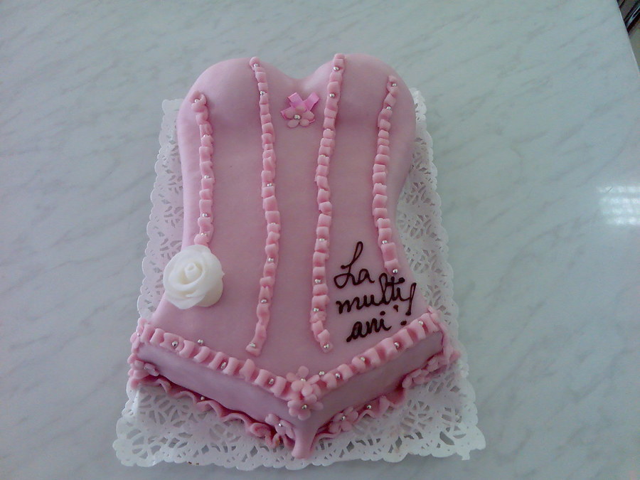 Bustier Cake - CakeCentral.com
