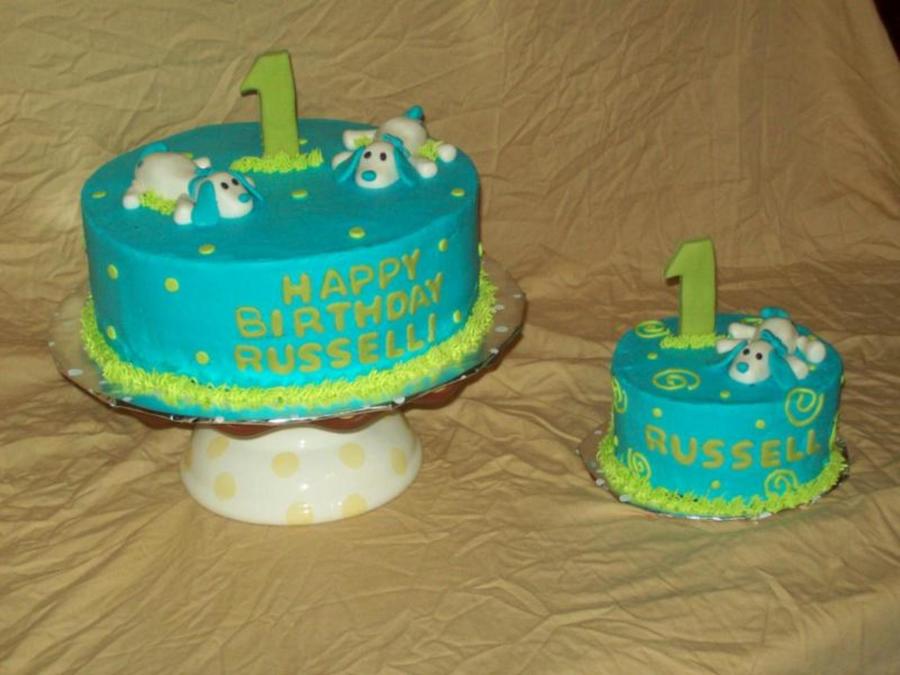 Puppy Dog 1St Birthday Cake - CakeCentral.com