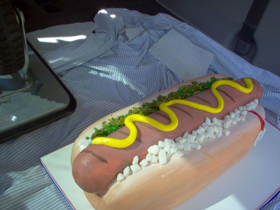 Hot Dog Cake - CakeCentral.com