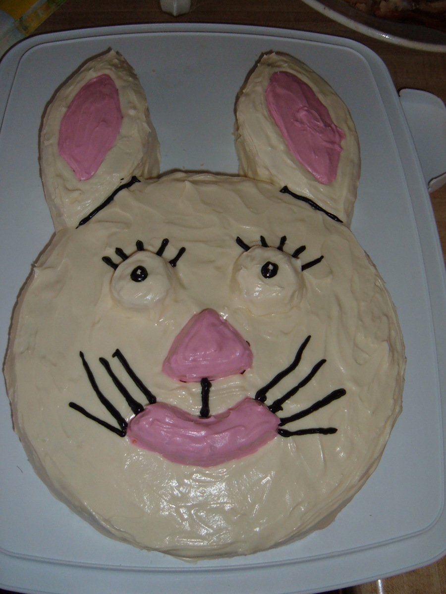 Bunny Head - CakeCentral.com