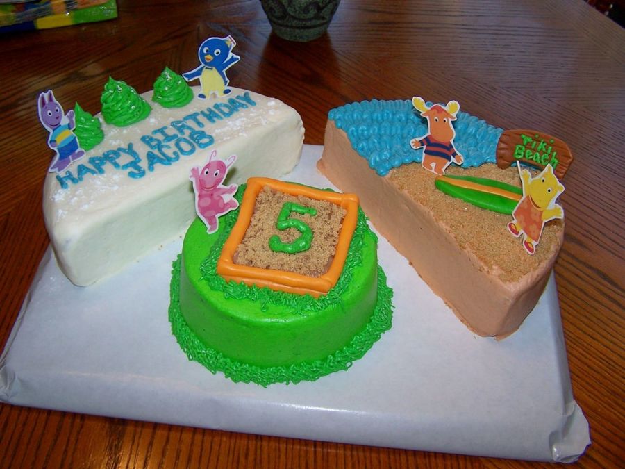 Backyardigans Birthday Cake - CakeCentral.com