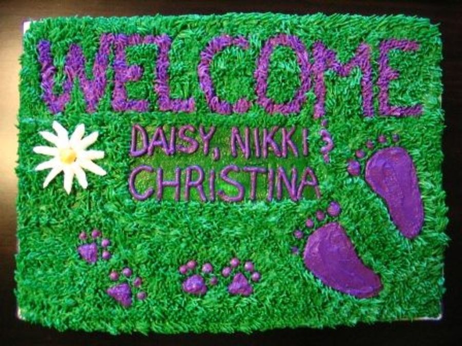Welcome Mat - CakeCentral.com