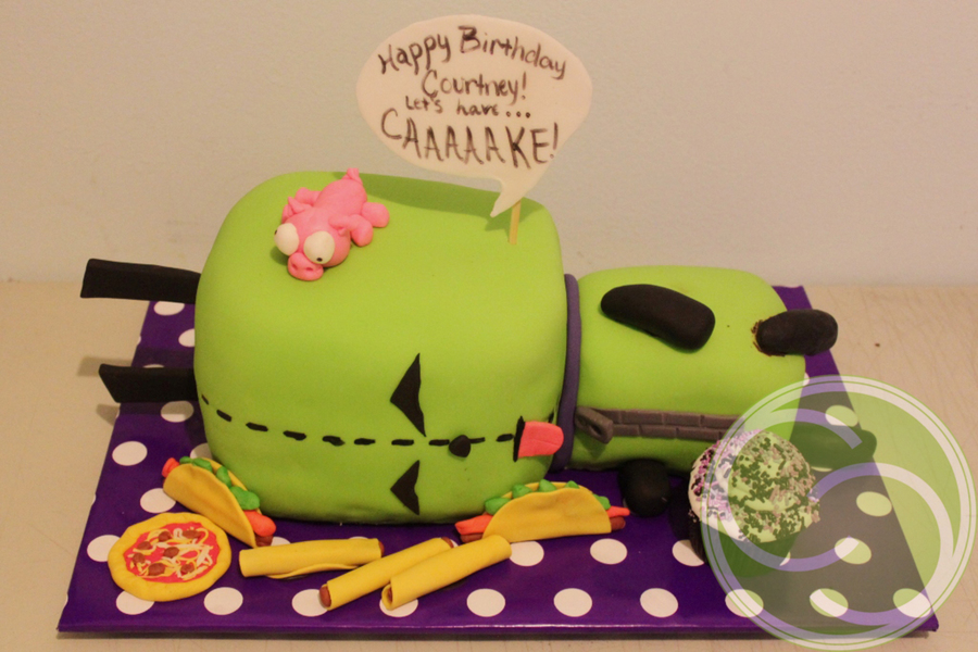 Gir From Invader Zim - CakeCentral.com