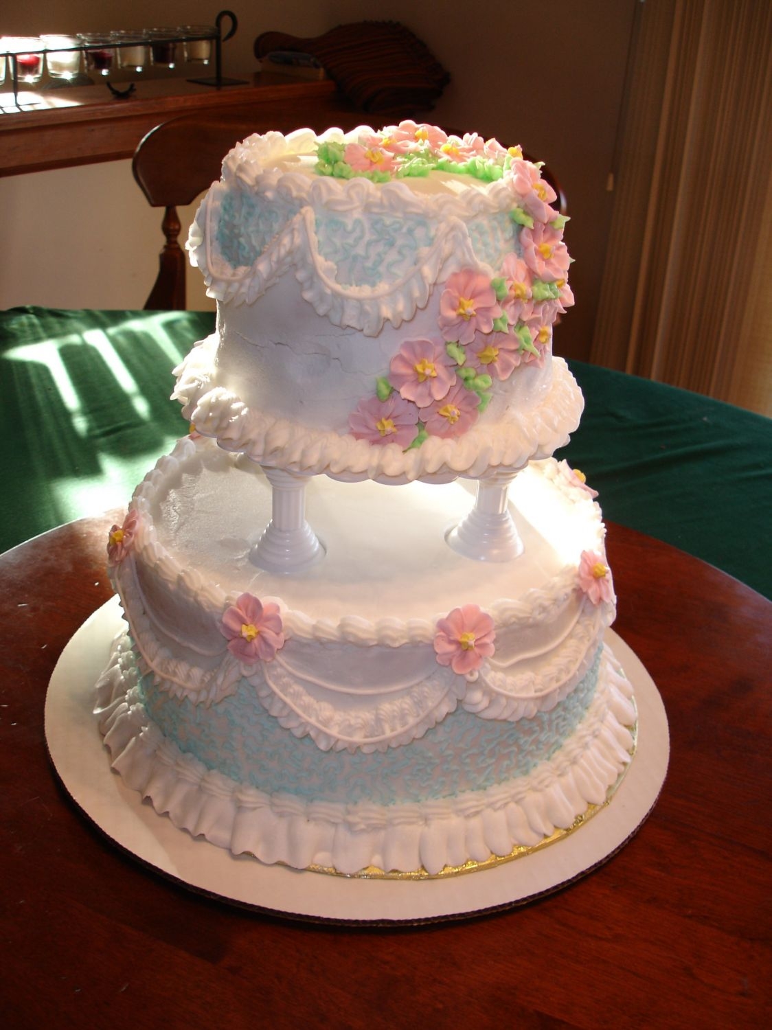 My First 2Tier Cake - CakeCentral.com