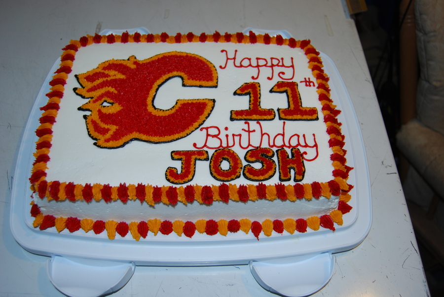 Calgary Flames Birthday - CakeCentral.com