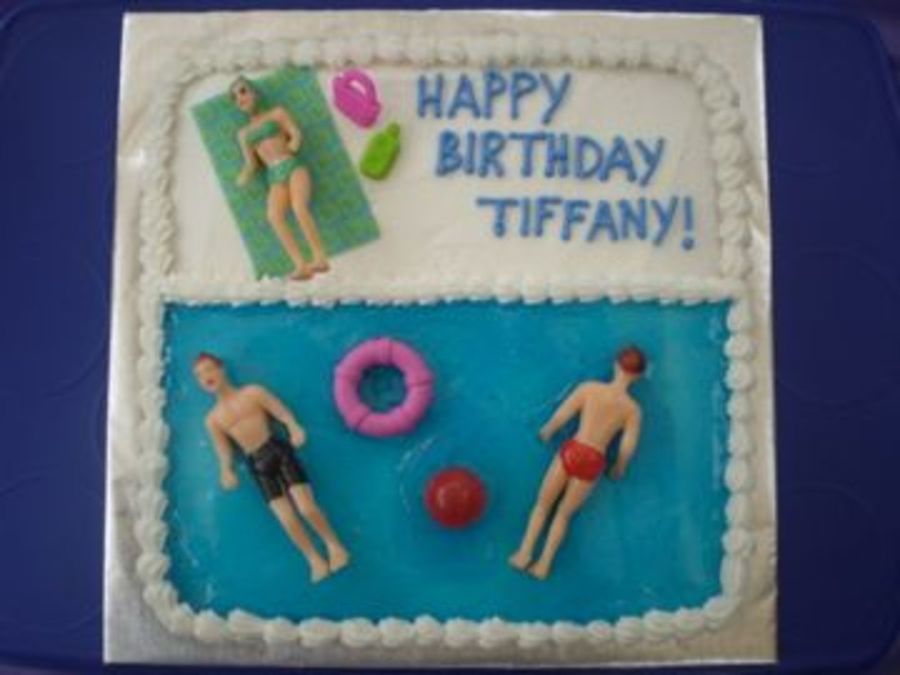 Pool Party Cake - CakeCentral.com