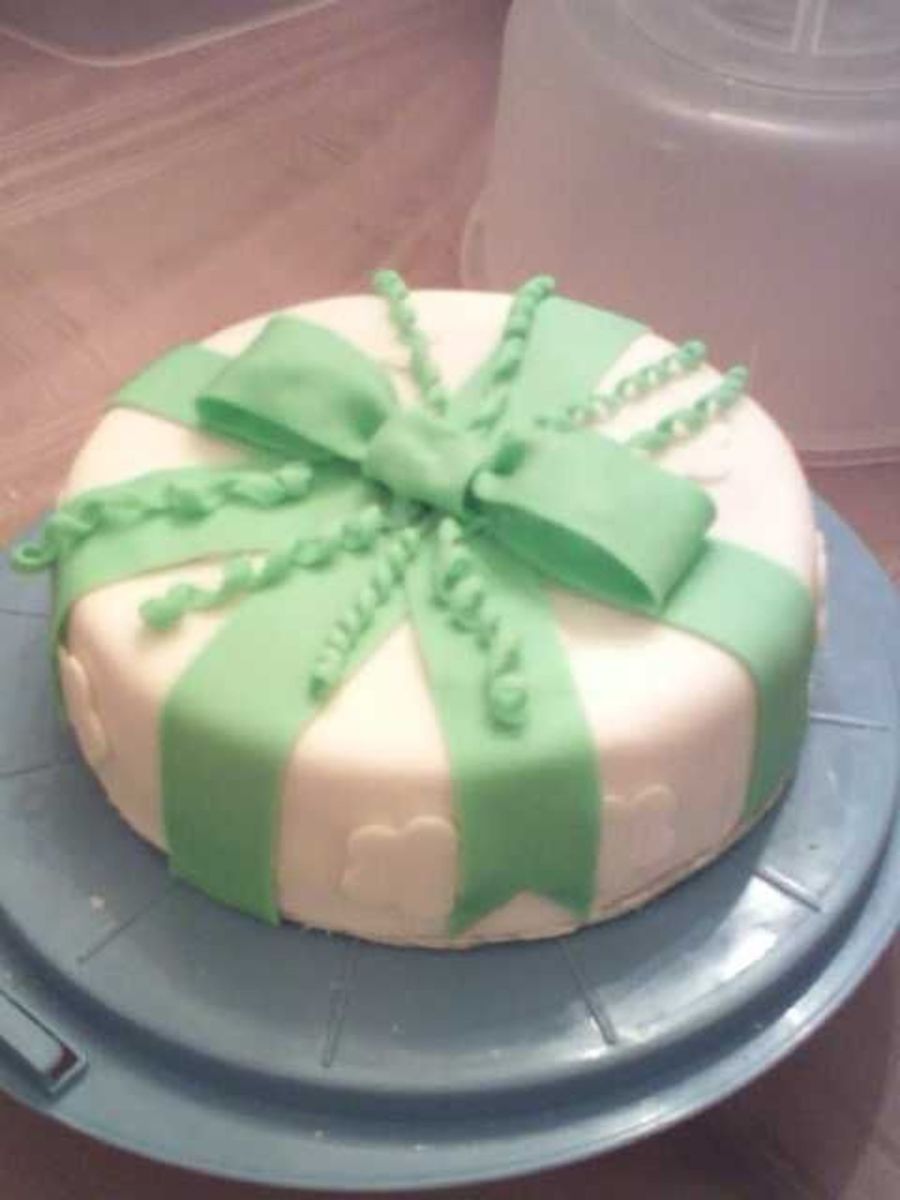 Cake With Bow - CakeCentral.com