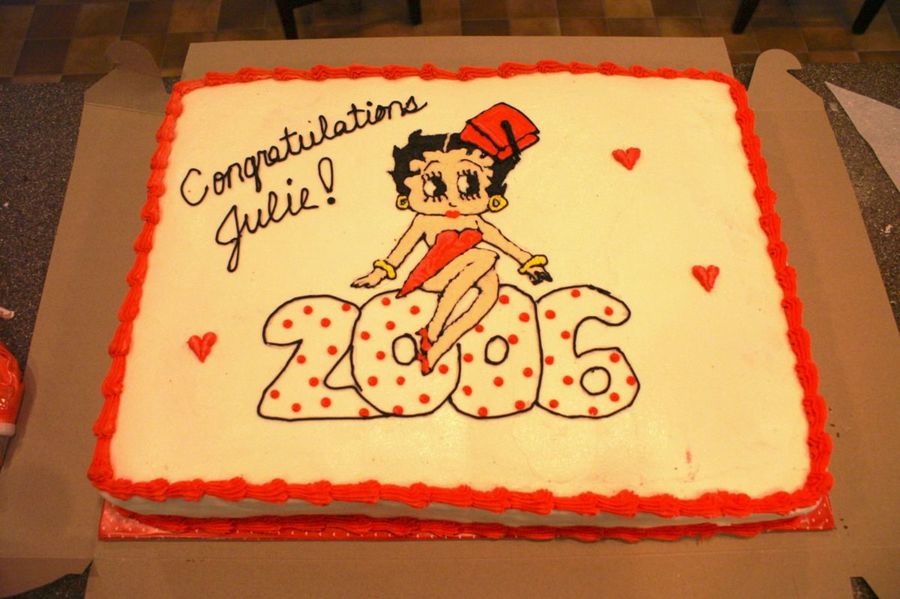 Betty Boop Graduation - CakeCentral.com