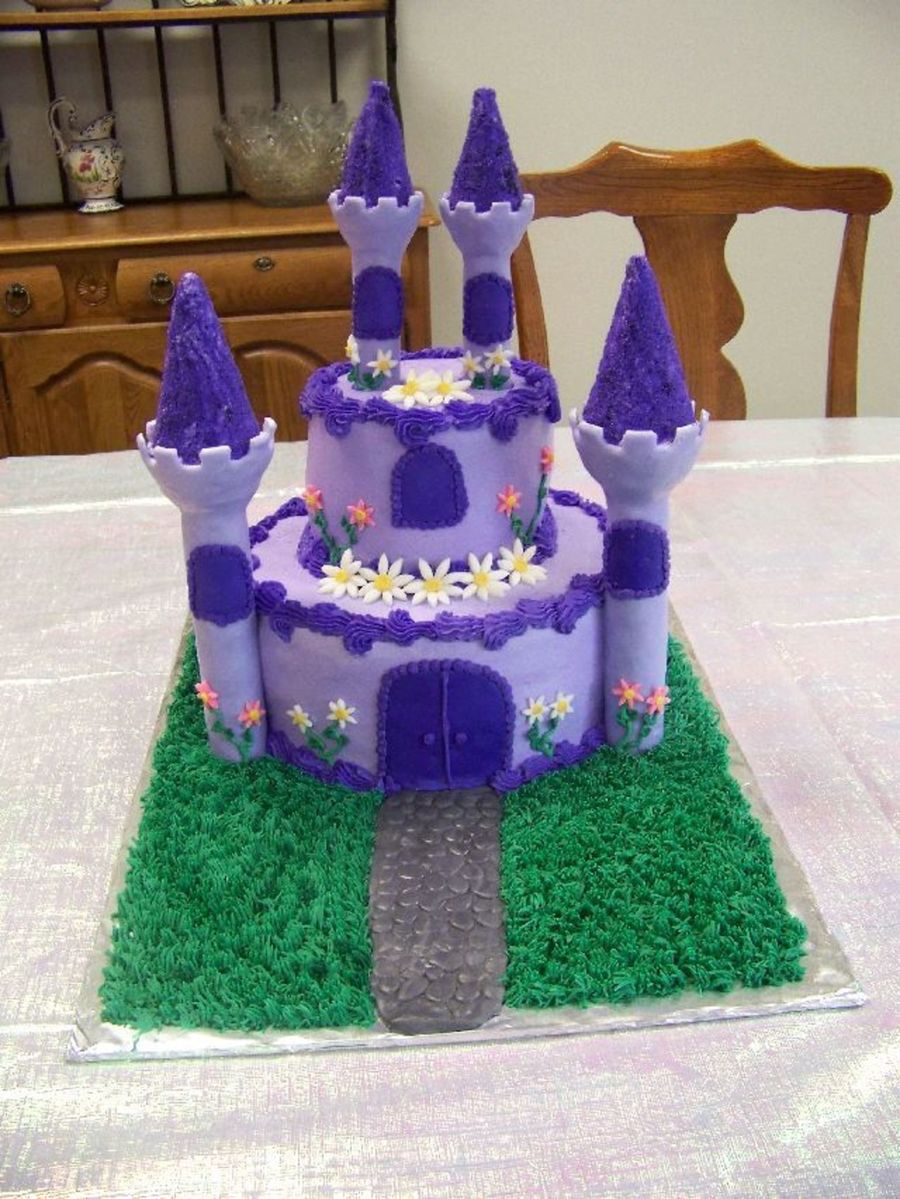 Purple Castle - CakeCentral.com