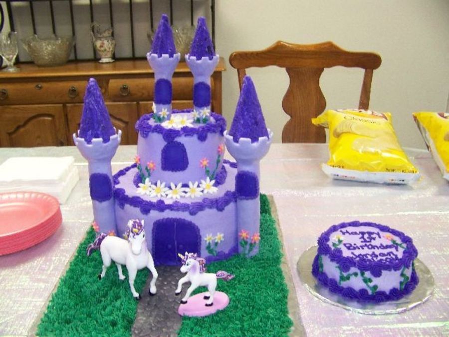 Purple Castle - CakeCentral.com