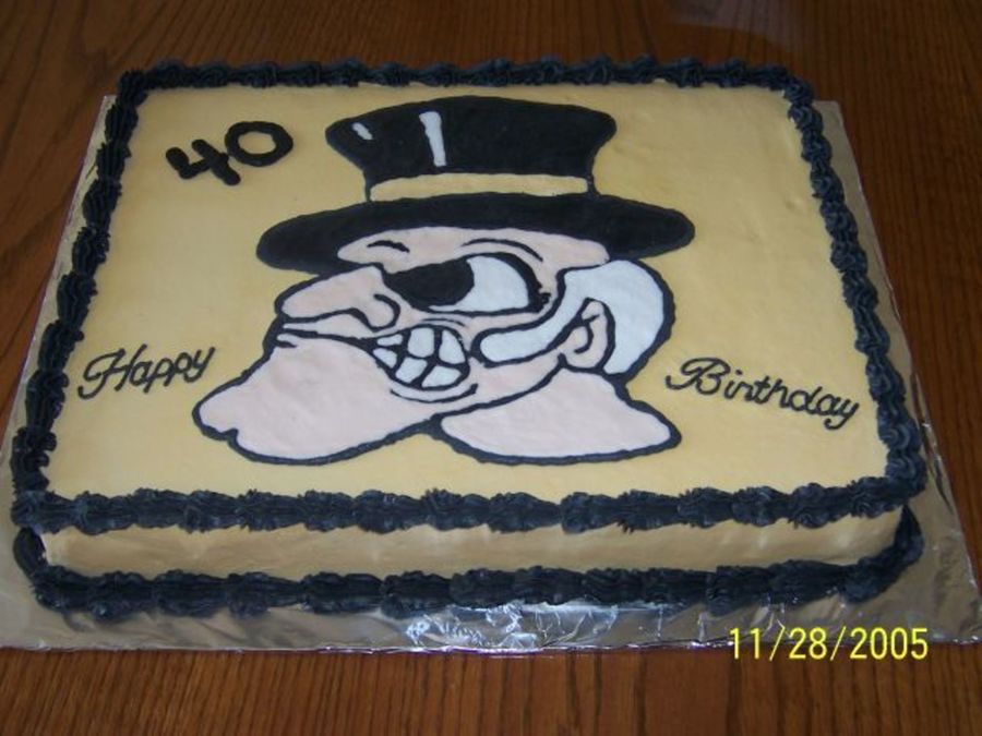 Deacon Cake - CakeCentral.com