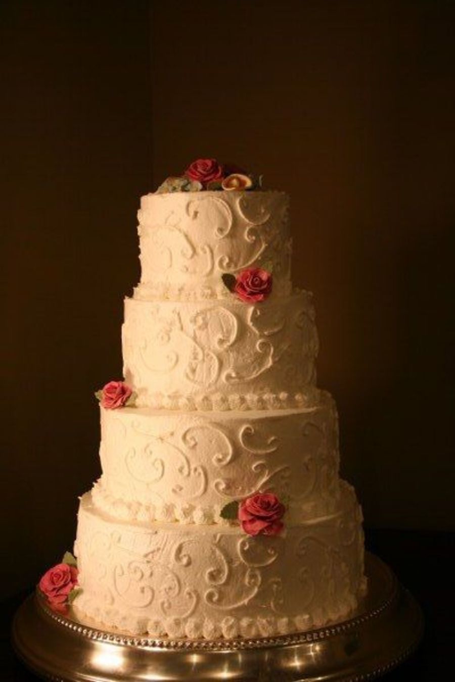 Practice Wedding Cake - CakeCentral.com