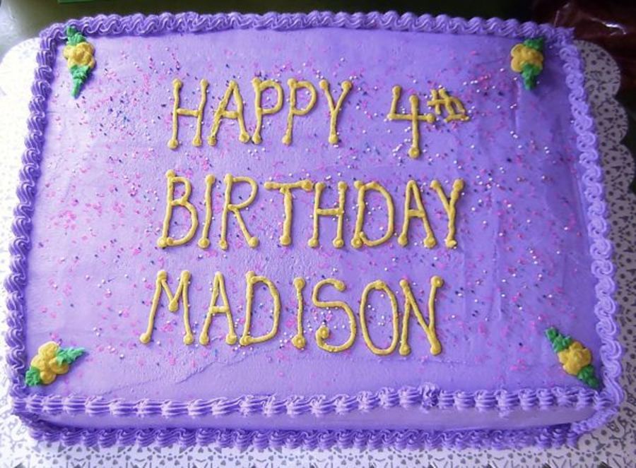 Simple Sheet Cake - CakeCentral.com