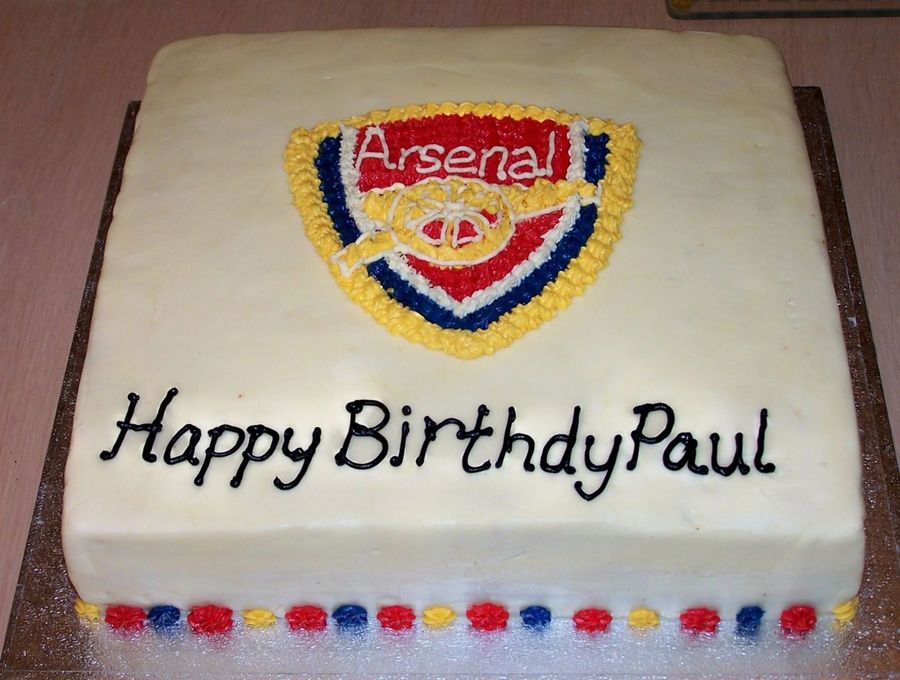 Arsenal Football Club Logo - CakeCentral.com