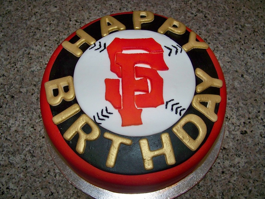 San Francisco Giants Logo Cake - CakeCentral.com