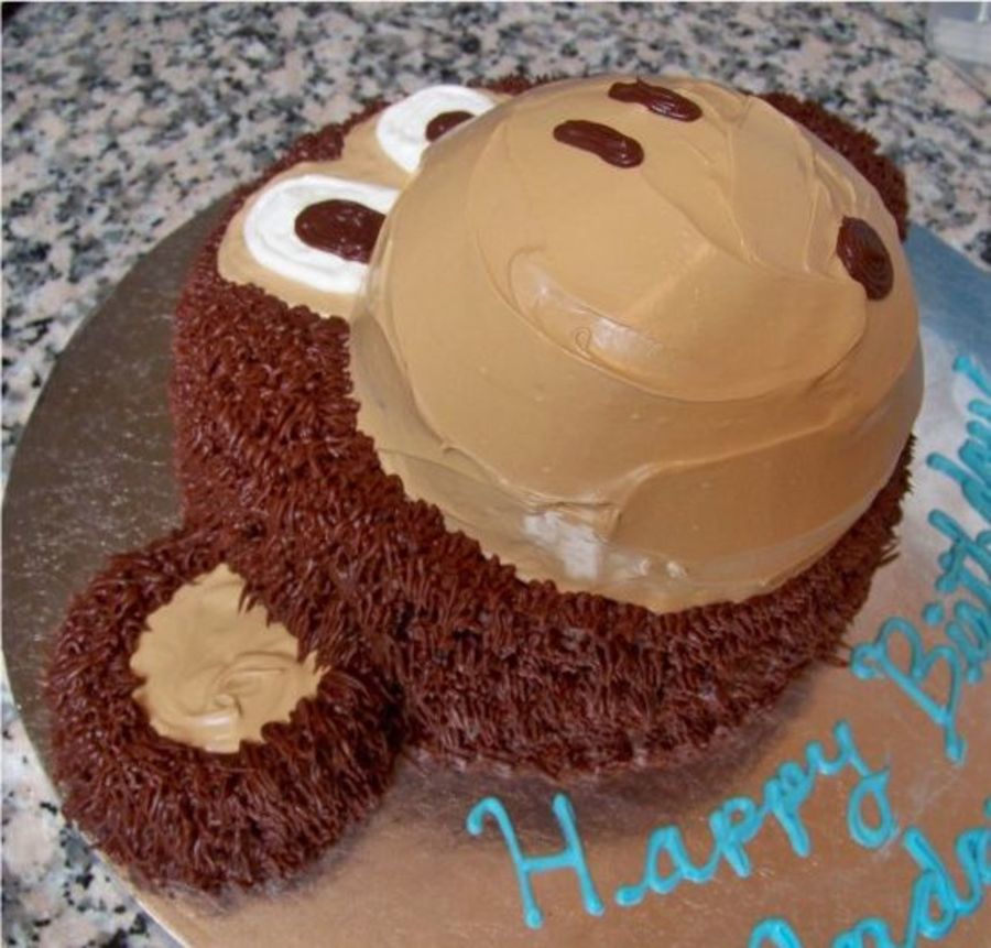 Monkey Smash Cake - CakeCentral.com