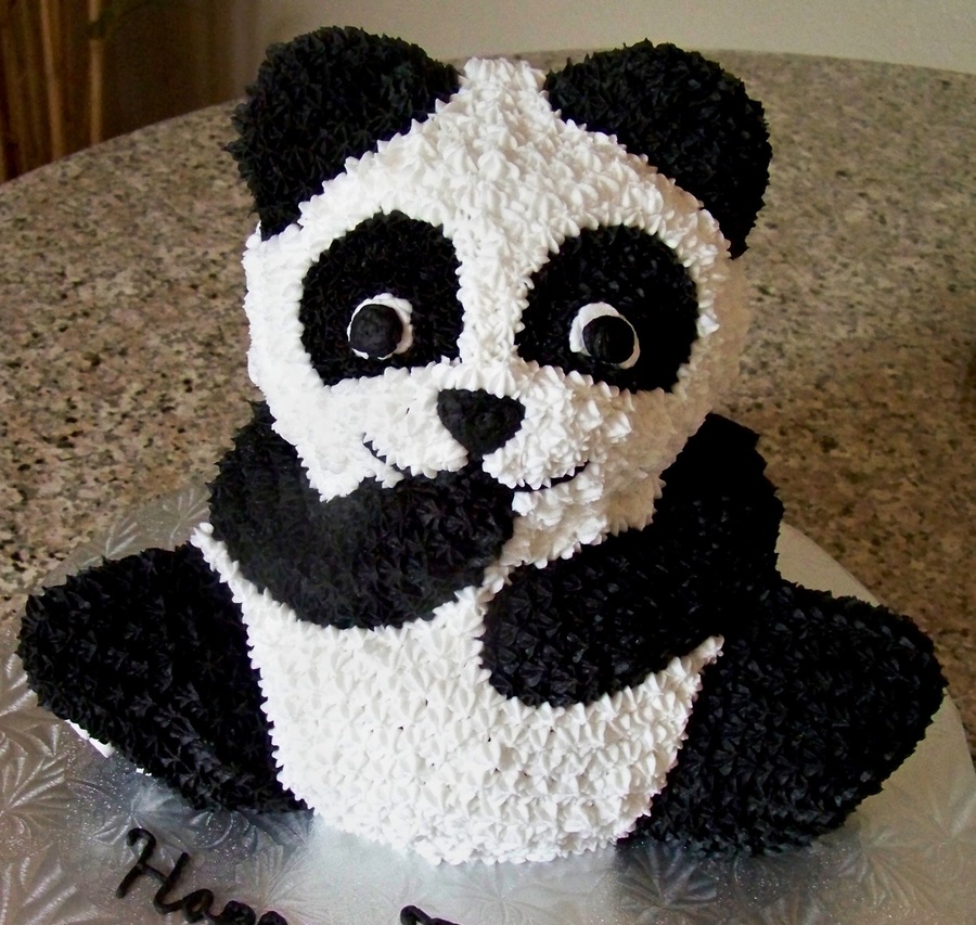 Panda Bear Cake - CakeCentral.com
