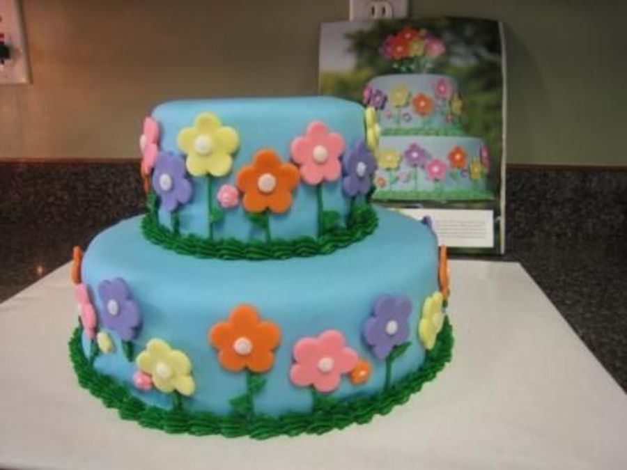 Course Iii Tiered Cake - CakeCentral.com