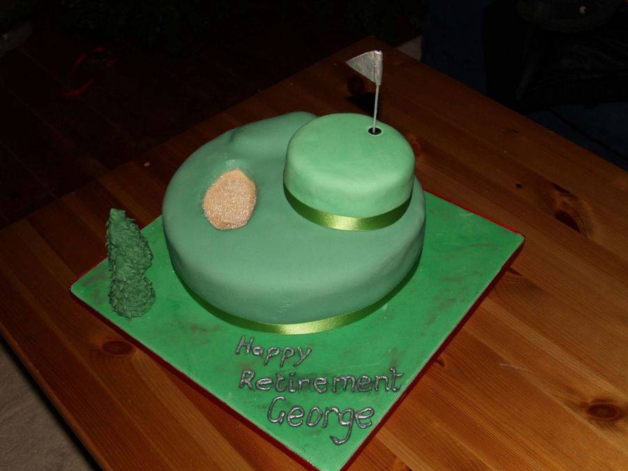 Golf Retirement Cake - CakeCentral.com