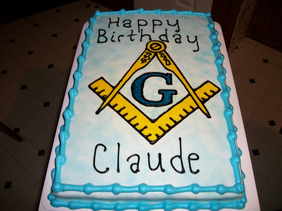 Masonic Birthday - CakeCentral.com