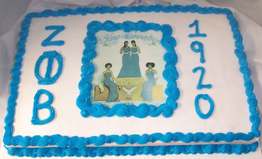 Zeta Phi Beta - CakeCentral.com
