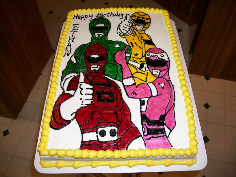 Go Go Power Rangers!!! - CakeCentral.com