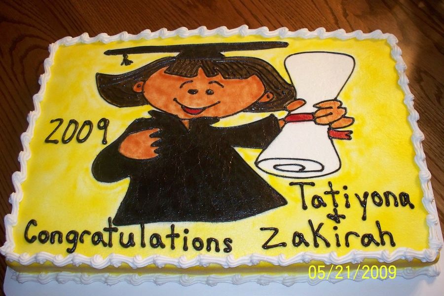 Kinder Grads Class Of 2009 - CakeCentral.com