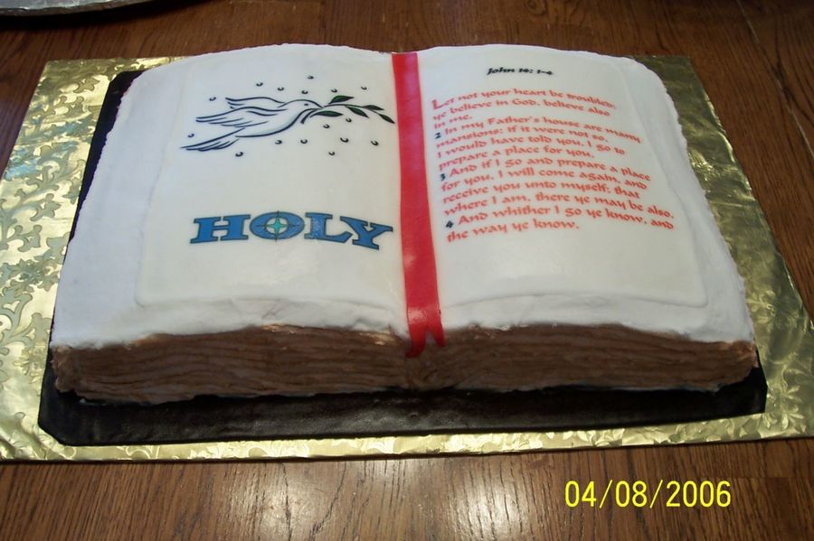 Open Bible - CakeCentral.com