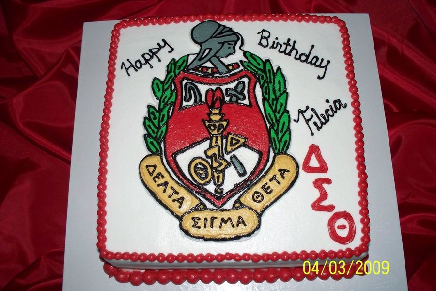 Delta Sigma Theta Crest - CakeCentral.com
