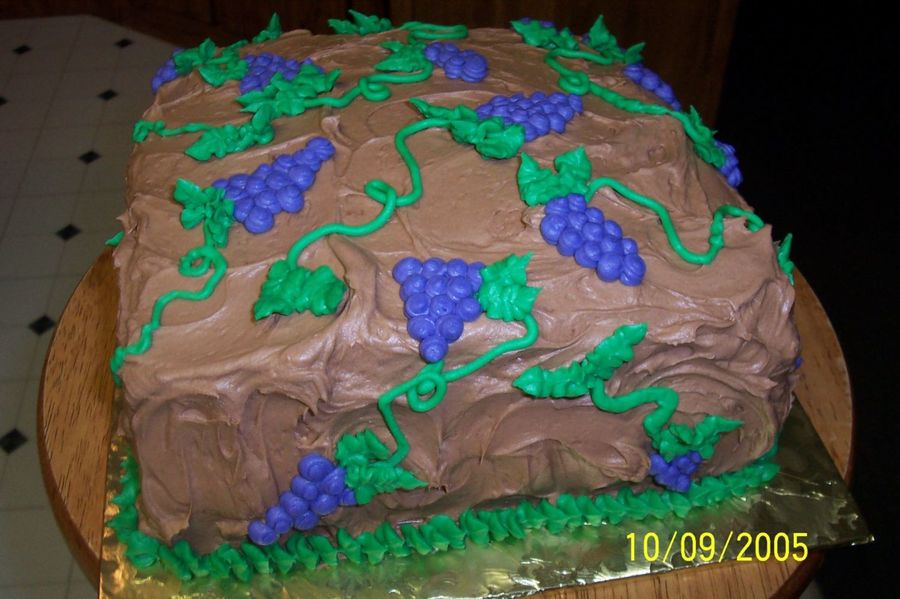Chocolate & Grapevines - CakeCentral.com