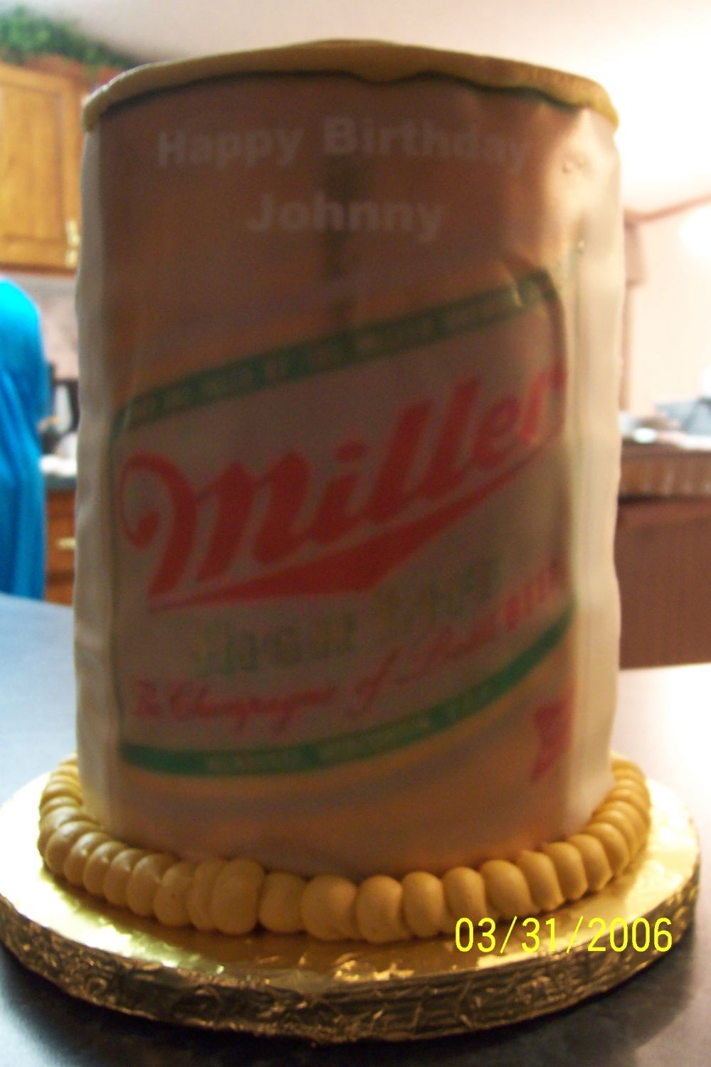 Miller Beer Cake - CakeCentral.com