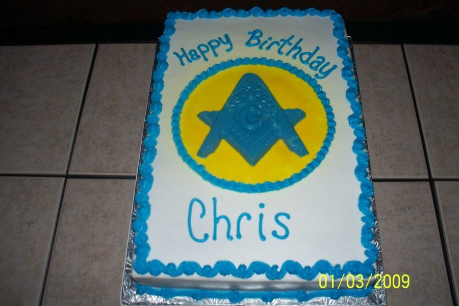 "masonic Birthday" - CakeCentral.com