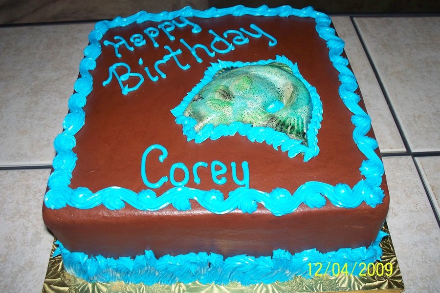 Coreys Big Mouth Bass Birthday - CakeCentral.com