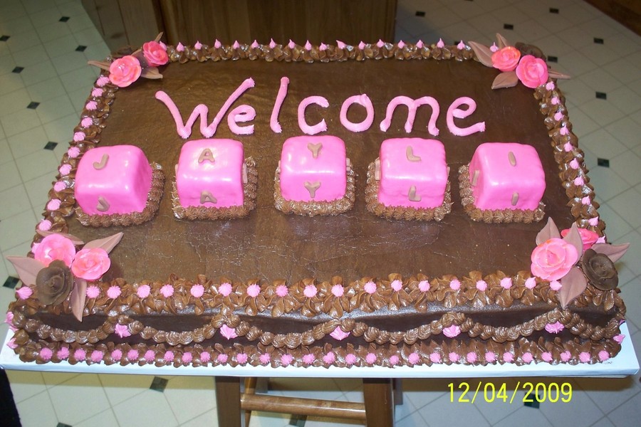 Welcome Baby Jayli - CakeCentral.com