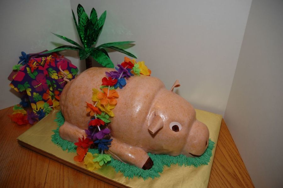 Aloha - Hawaiian Luau Pig - CakeCentral.com