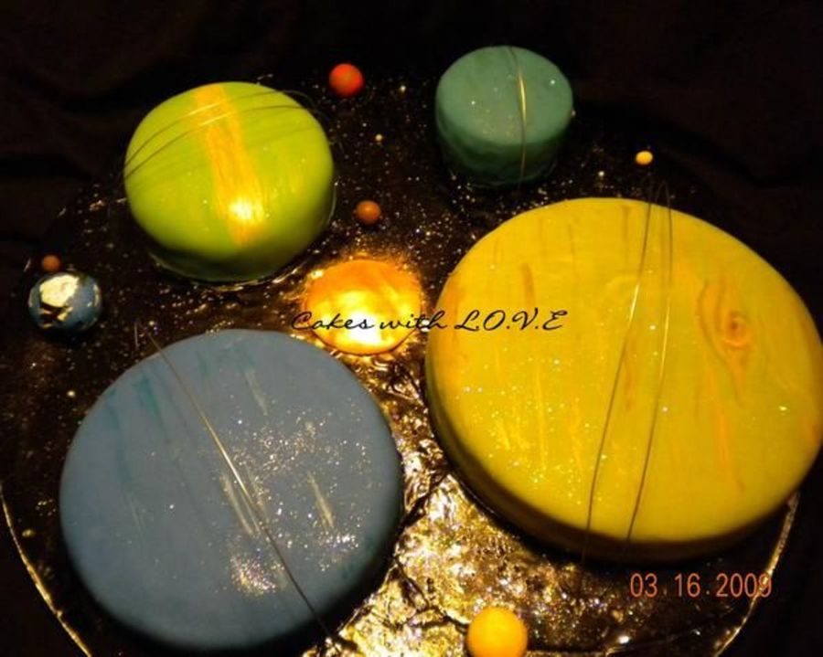 Planets Cake - CakeCentral.com