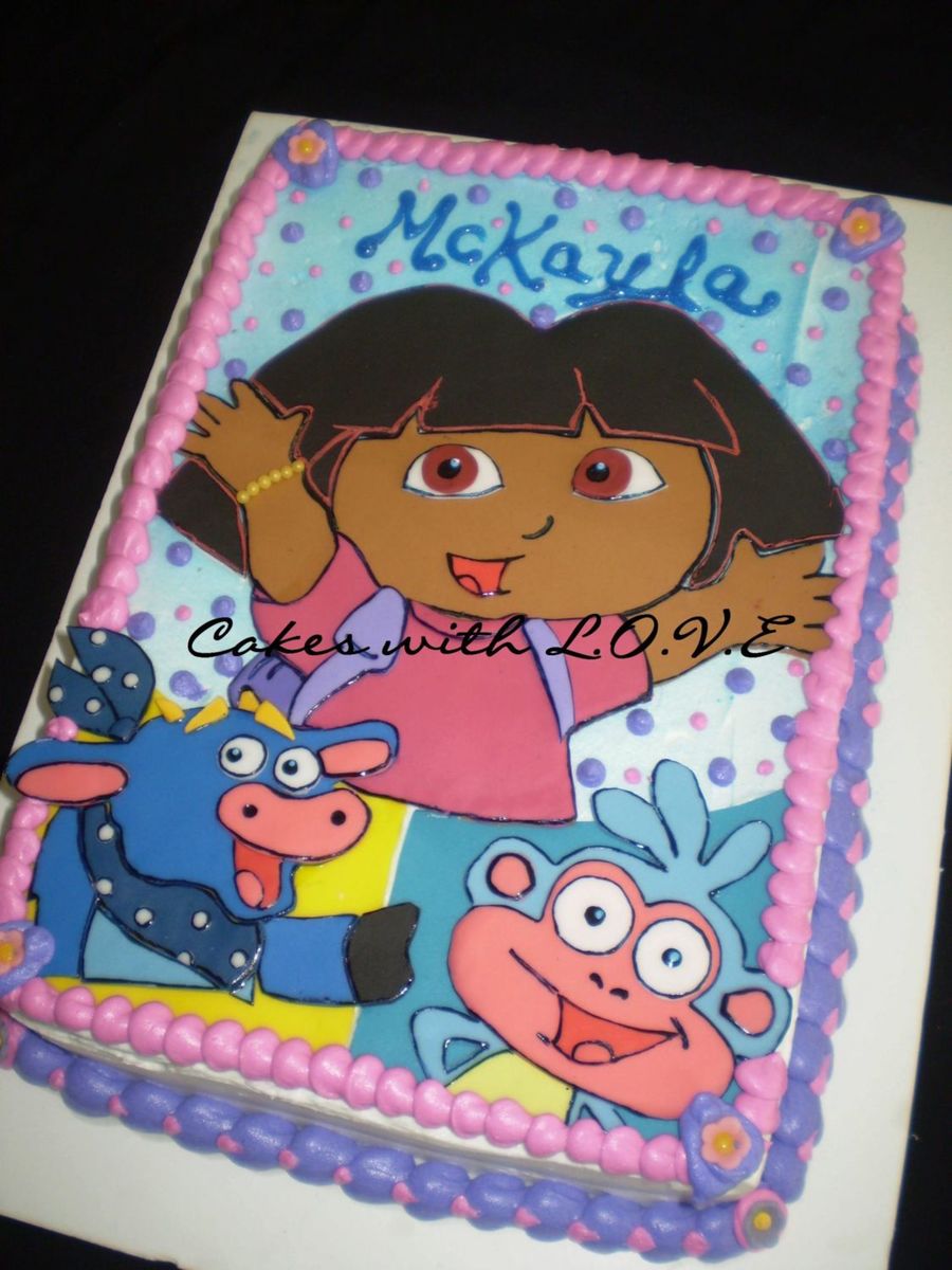 Dora, Benny And Boots - CakeCentral.com