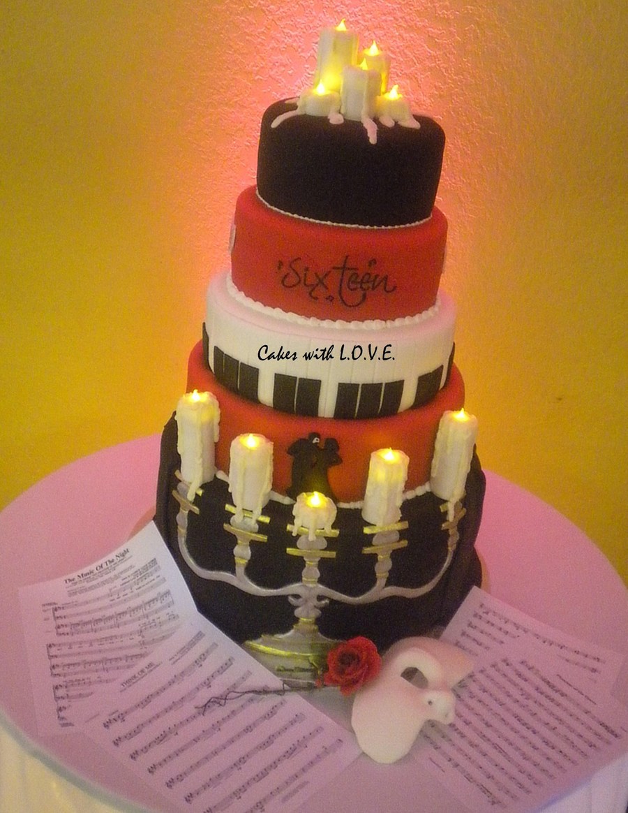 Phantom Of The Opera Cake - CakeCentral.com
