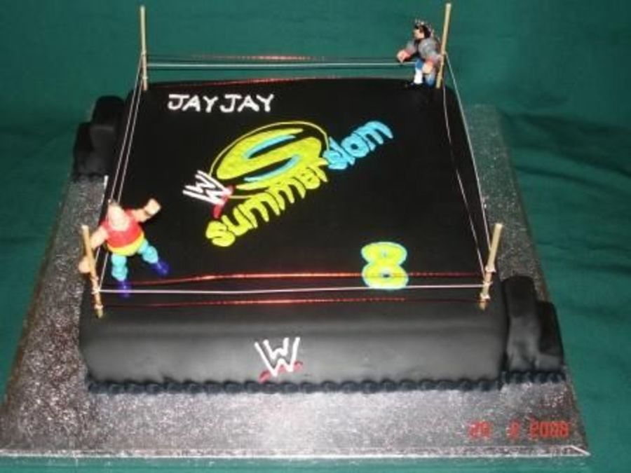 Wrestling Theme Cake - CakeCentral.com