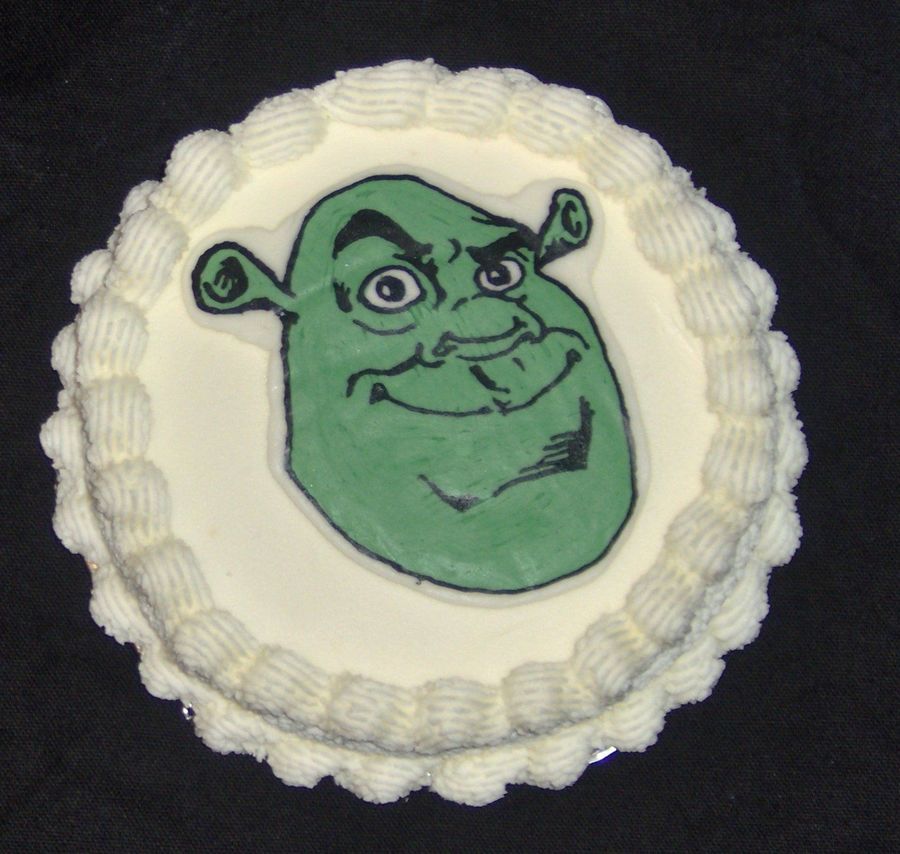 Shrek Smash Cake - CakeCentral.com
