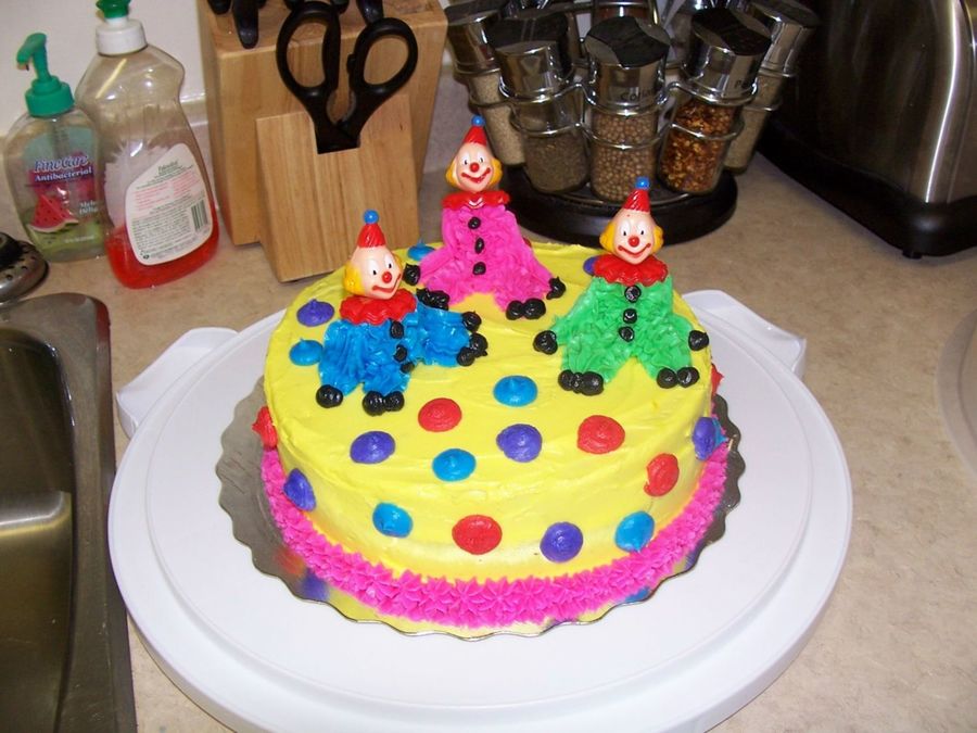Clown Birthday Cake - CakeCentral.com