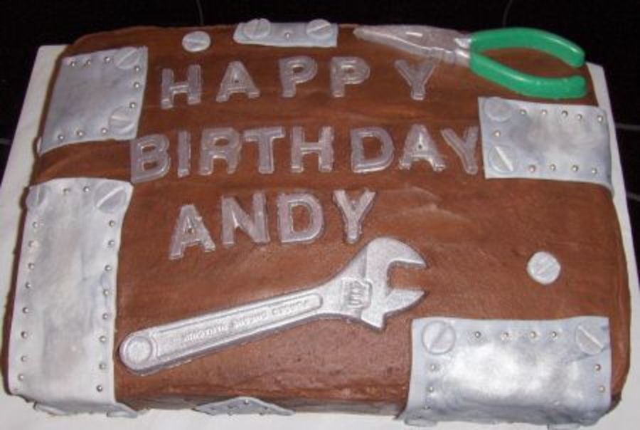 Tools Birthday Cake - CakeCentral.com