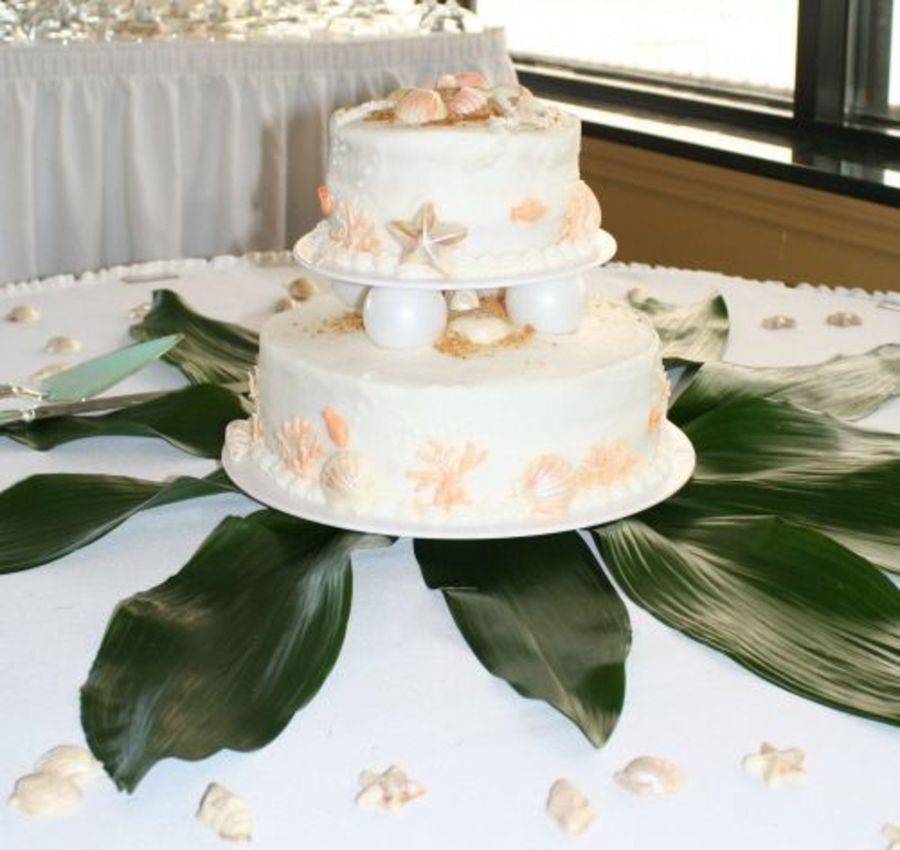 Beach Theme Wedding - CakeCentral.com